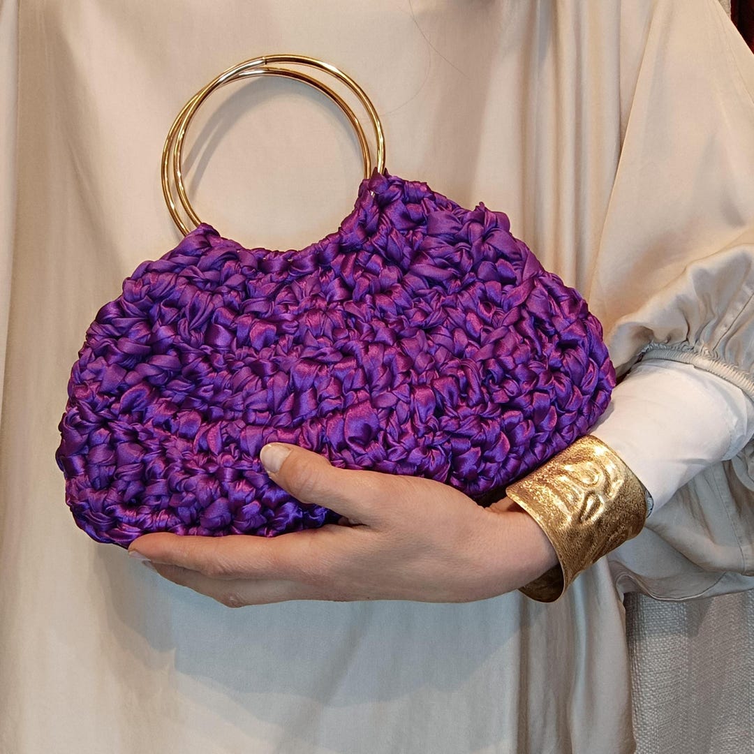 Handbag for Dress, Accessory for Events, Accessory for Guests, Crochet ...