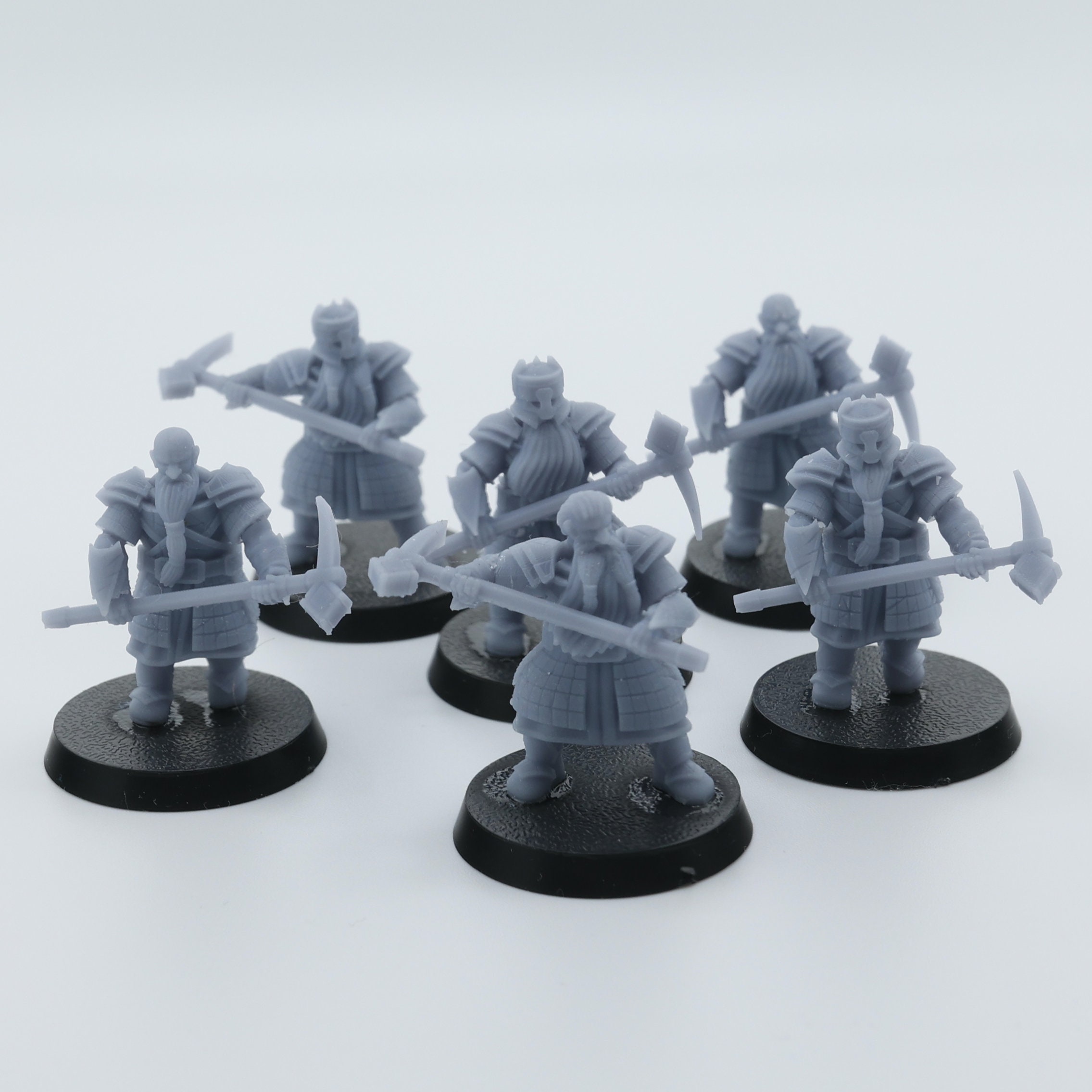 22 Miniature Dwarf Battle Pack LOTR Hobbit Inspired MESBG 28mm 3D ...