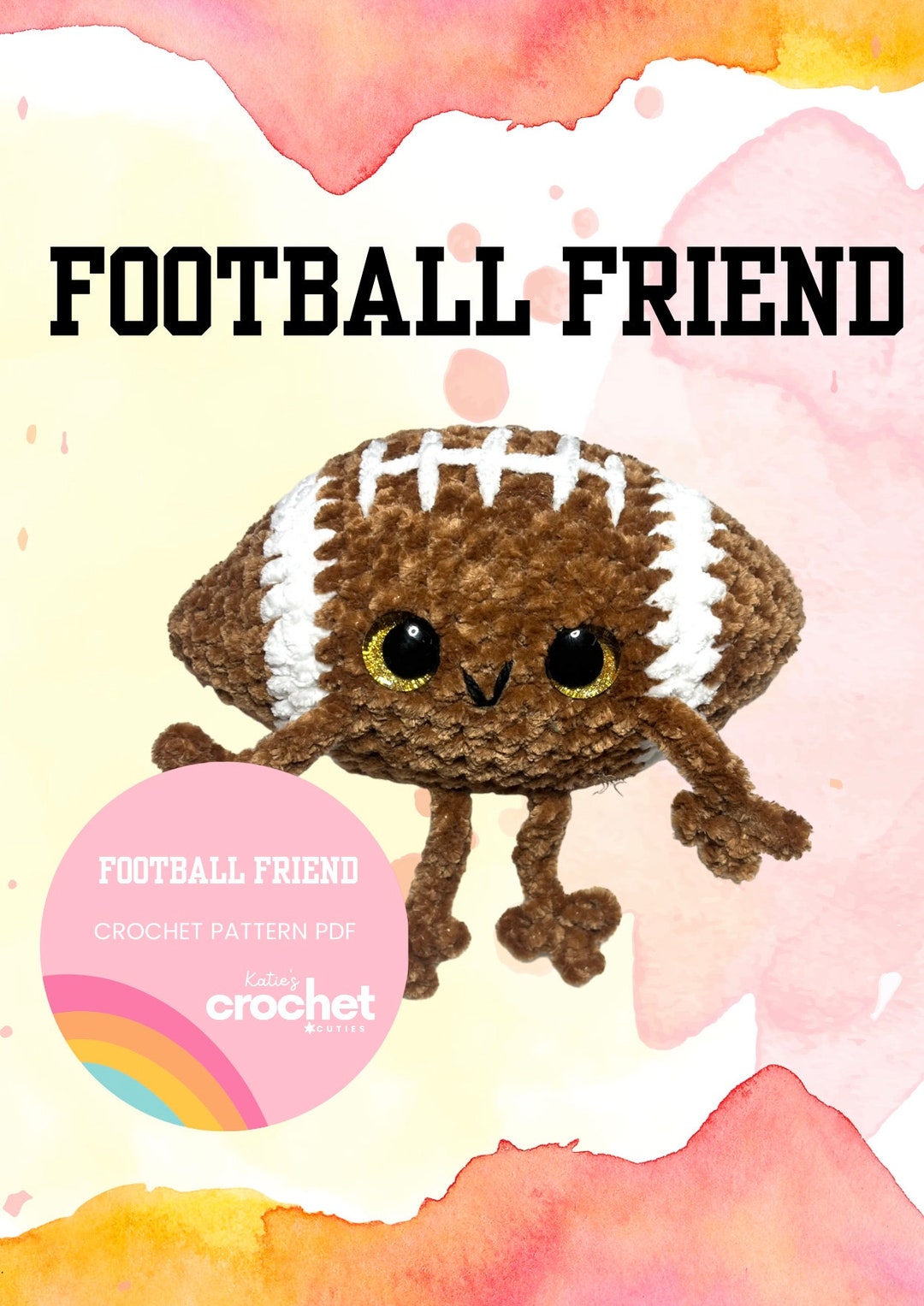 Football Friend Pattern PDF - Etsy