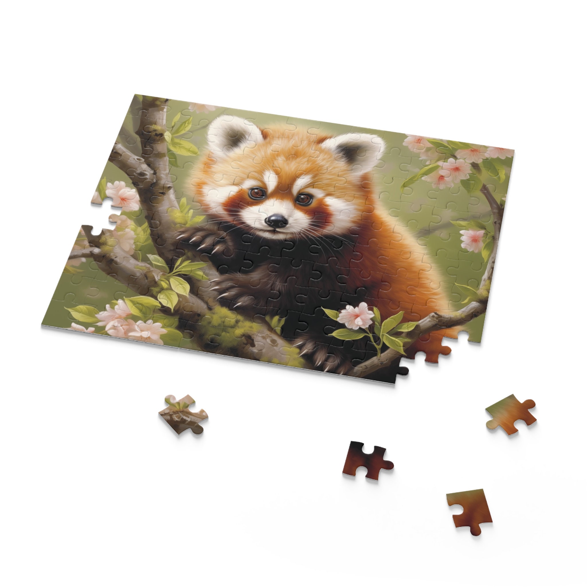 Red Panda Puzzle, Cute Panda Jigsaw, Animal Lover Puzzle, Gift for Her ...