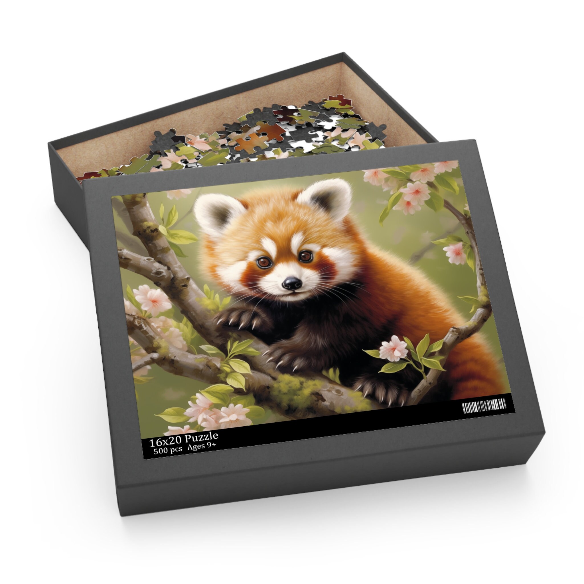Red Panda Puzzle, Cute Panda Jigsaw, Animal Lover Puzzle, Gift for Her ...