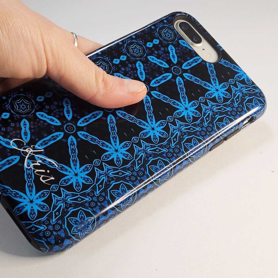 Personalized Tough Phone Case With Indricate Pattern, Beautiful Custom ...