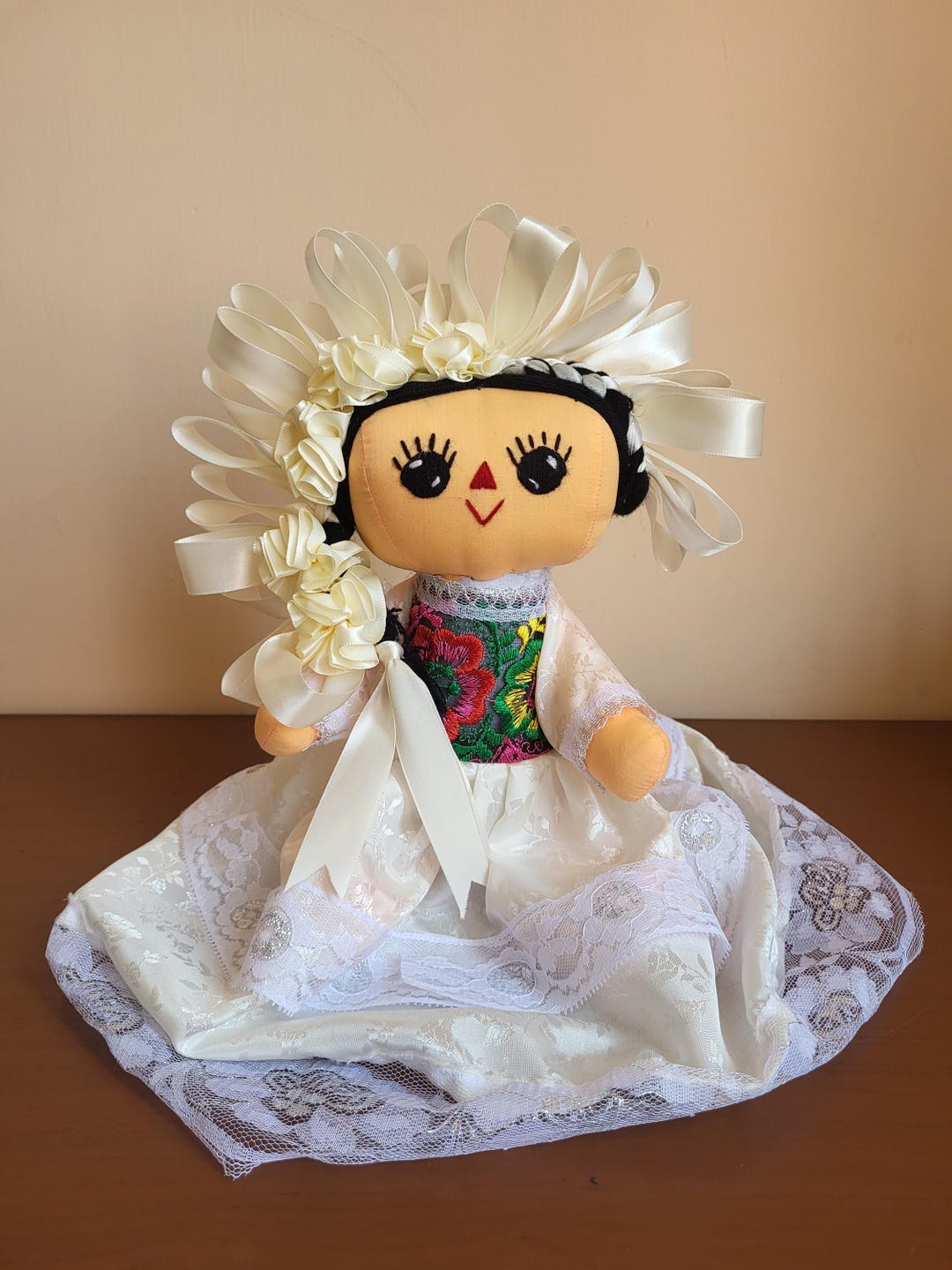 LELE DOLL, Traditional Mexican Doll White Color, Rag Doll Muñeca Lele ...