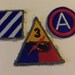 WW2 US Army Patton's 3rd Army Patches Lot of 3 Some With Snow Backs ...