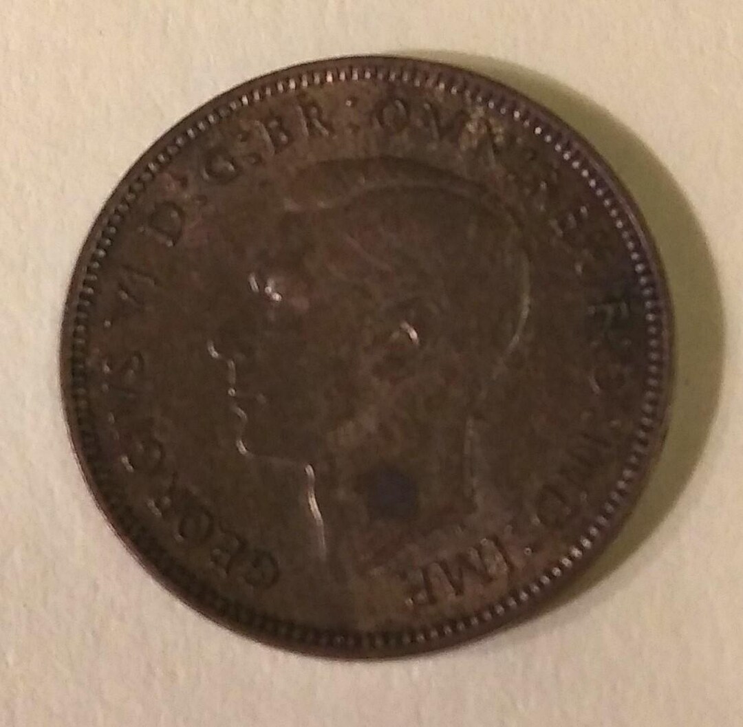 1939 Farthing King George VI World Coin From Great Britian in Cello and ...