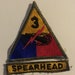 WW2 US Army 3rd Armored Spearhead Armored Division Regiment Triangle ...