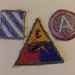WW2 US Army Patton's 3rd Army Patches Lot of 3 Some With Snow Backs ...