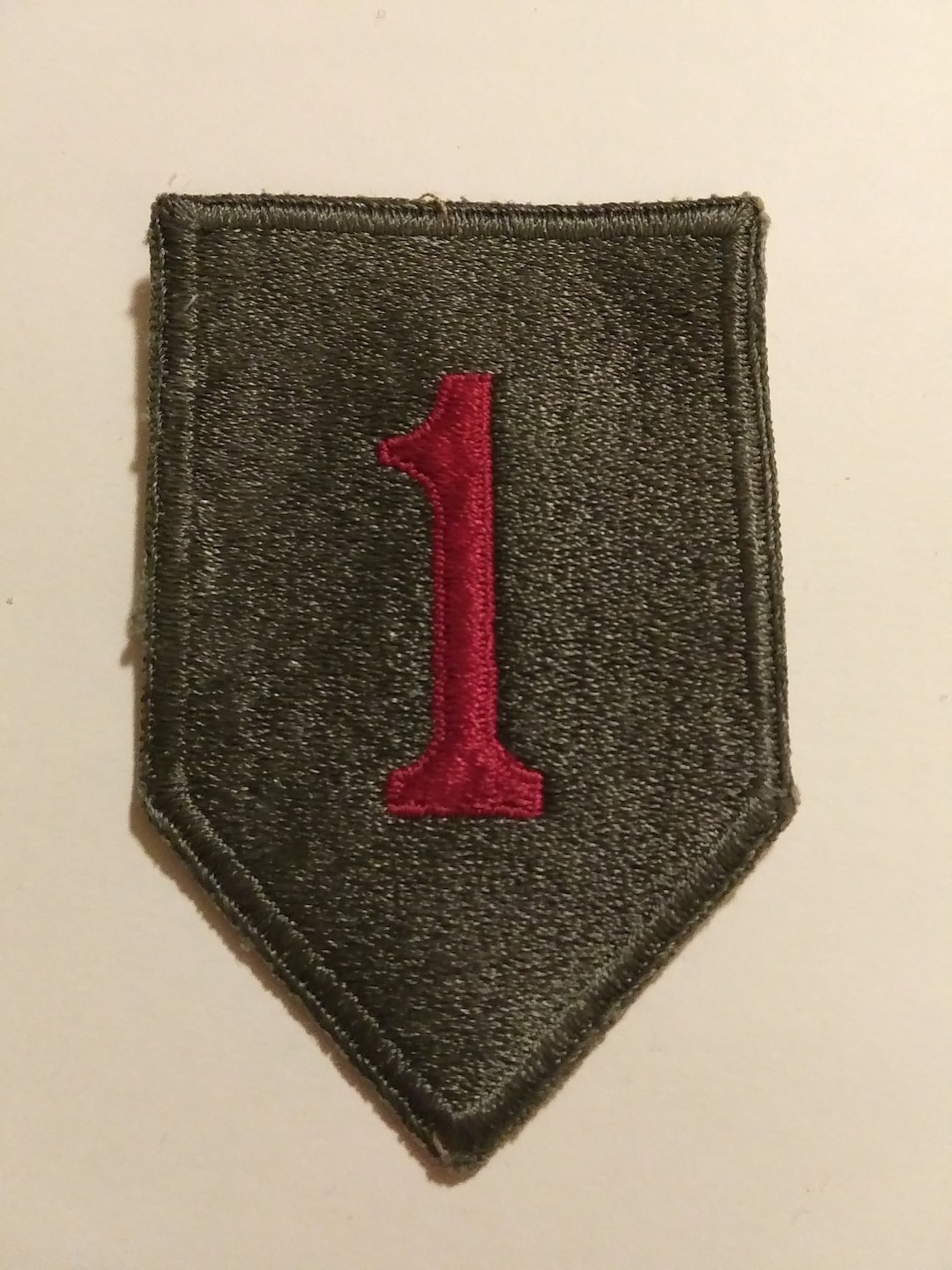 WW2 US Army 1st Infantry Division Cloth Patch Free Shipping - Etsy