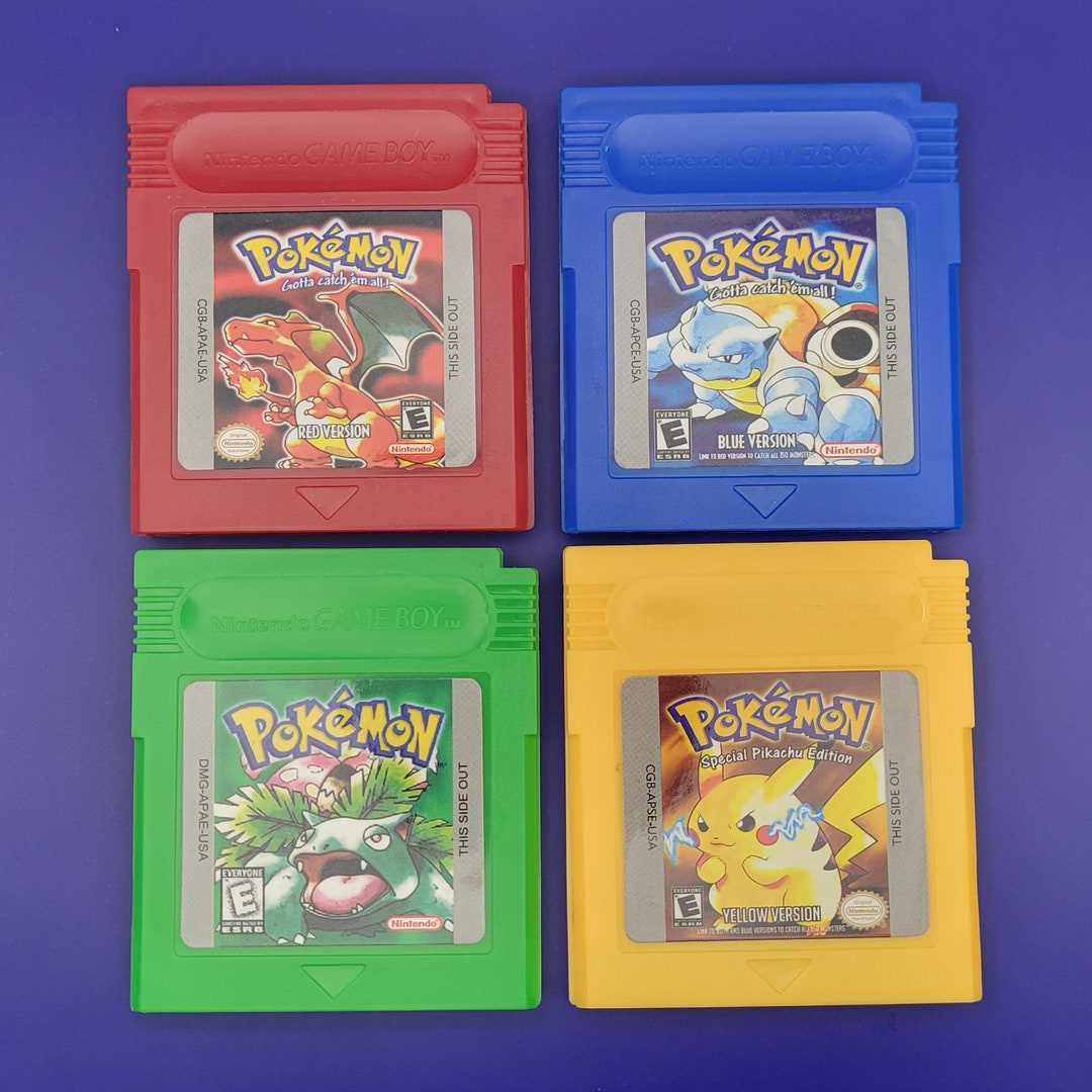 Pokemon: Red, Blue, Green, Yellow for Nintendo Gameboy English ...