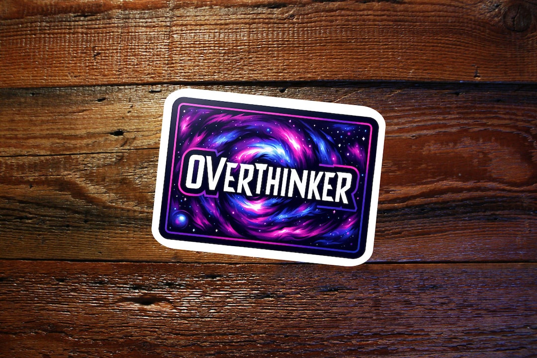 Galaxy Overthinker Sticker, Space, Cosmic, Stars, Universe, Celestial ...