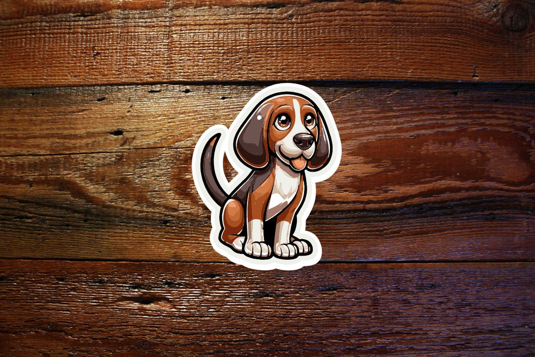 Pawsitively Adorable Dog Sticker, Cute, Animals, Puppy, Paws, Tail ...
