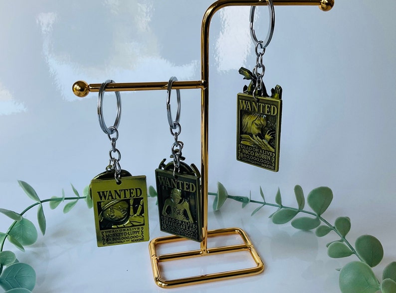 Assorted One Piece Wanted Poster Keychains - Etsy Australia