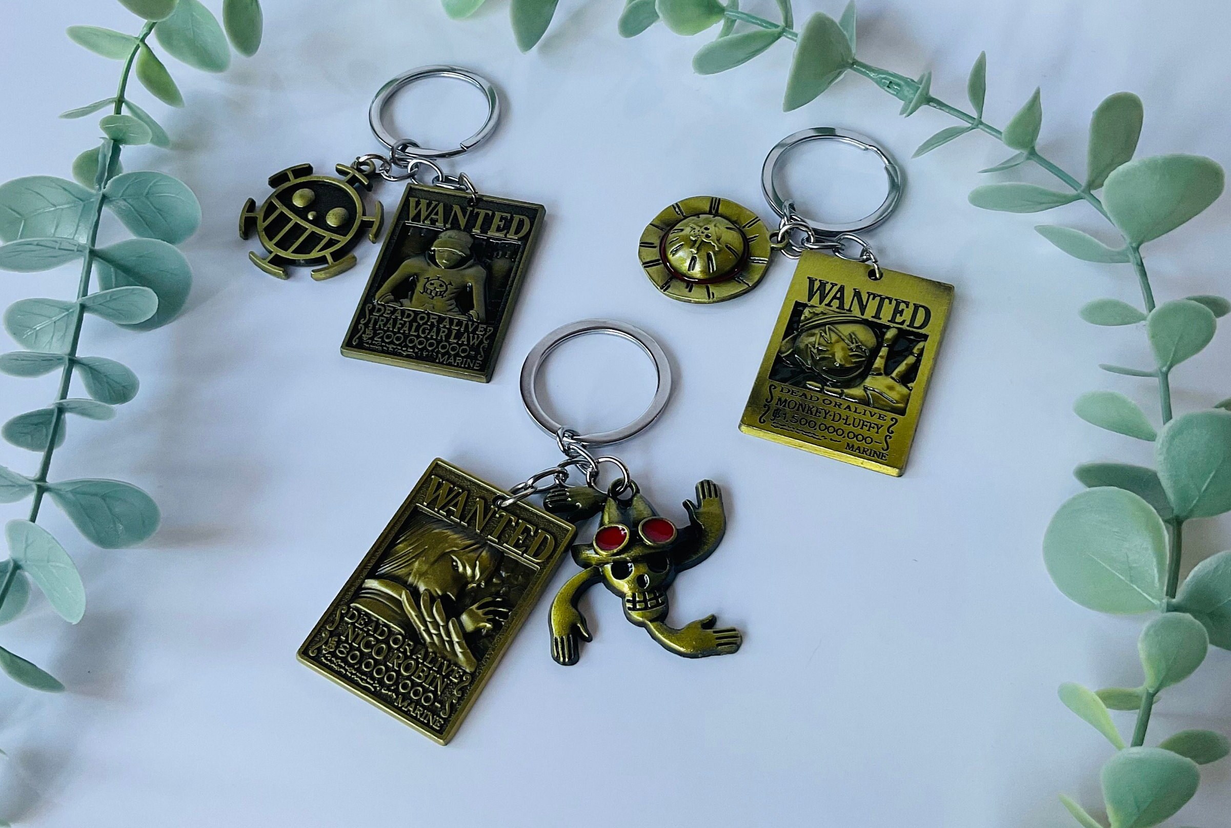 Assorted One Piece Wanted Poster Keychains - Etsy Australia