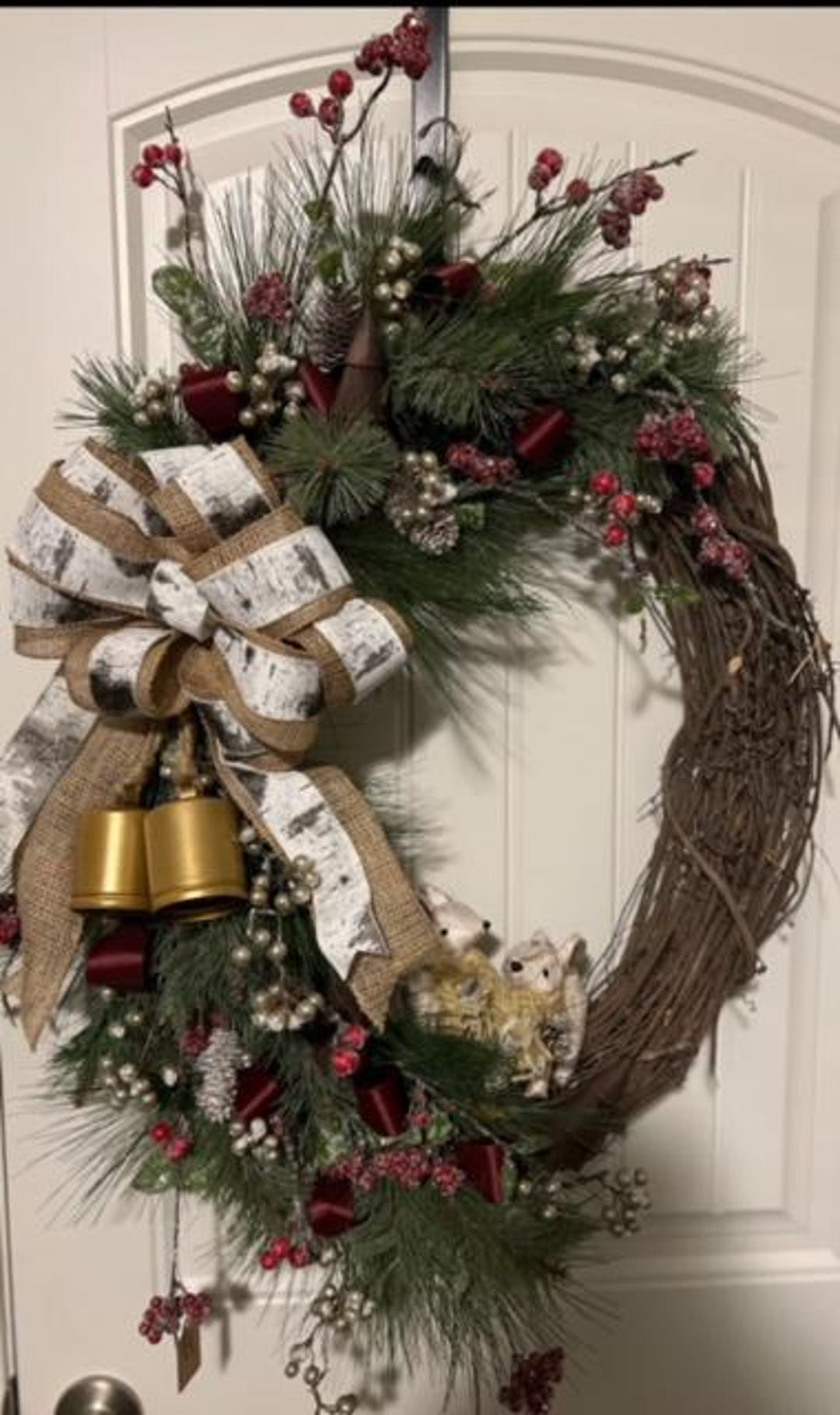 Christmas Winter Wreath - Etsy