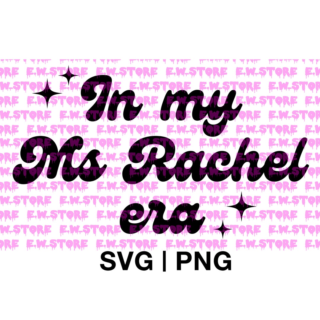 In My Ms Rachel Era SVG PNG - Etsy