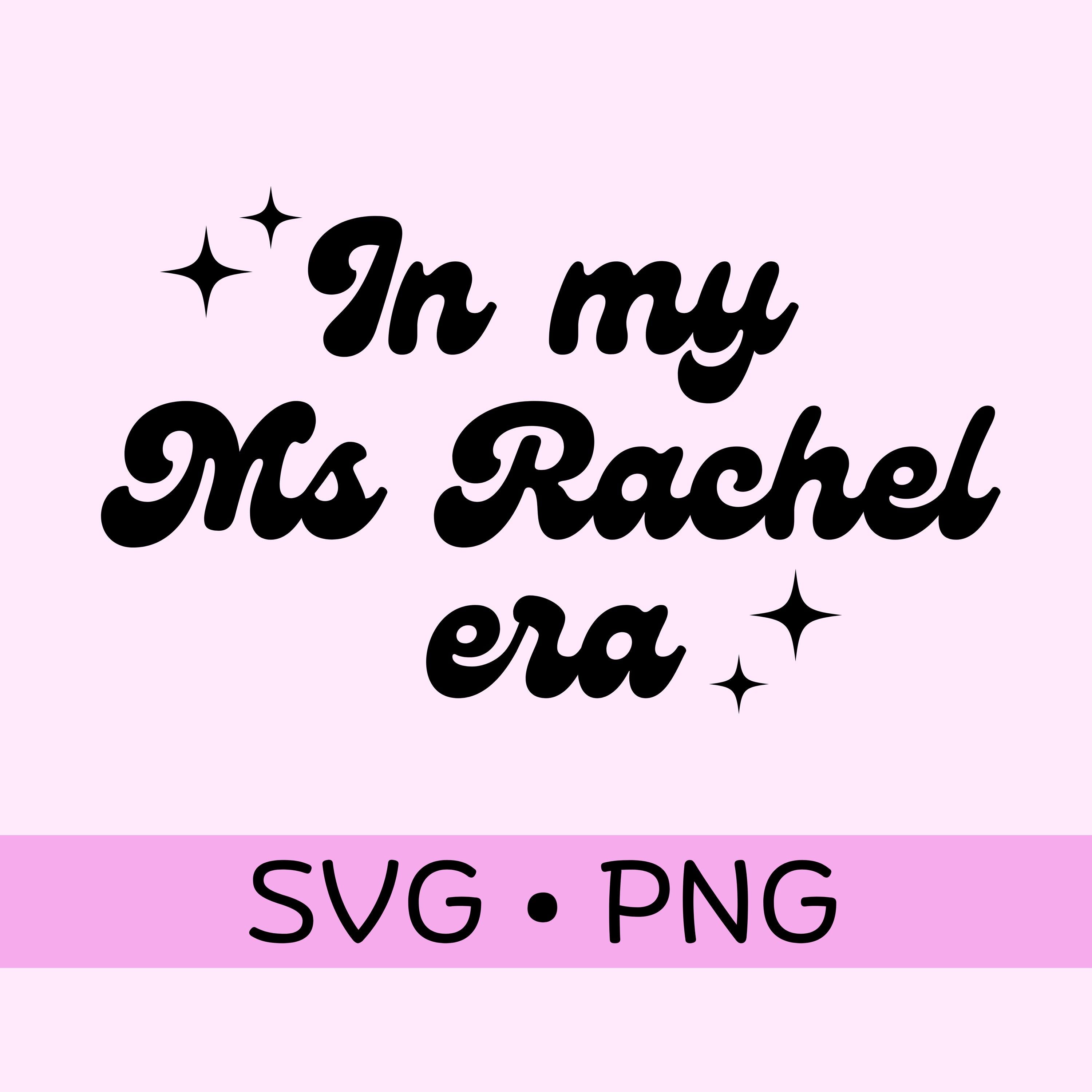 In My Ms Rachel Era | SVG PNG - Etsy