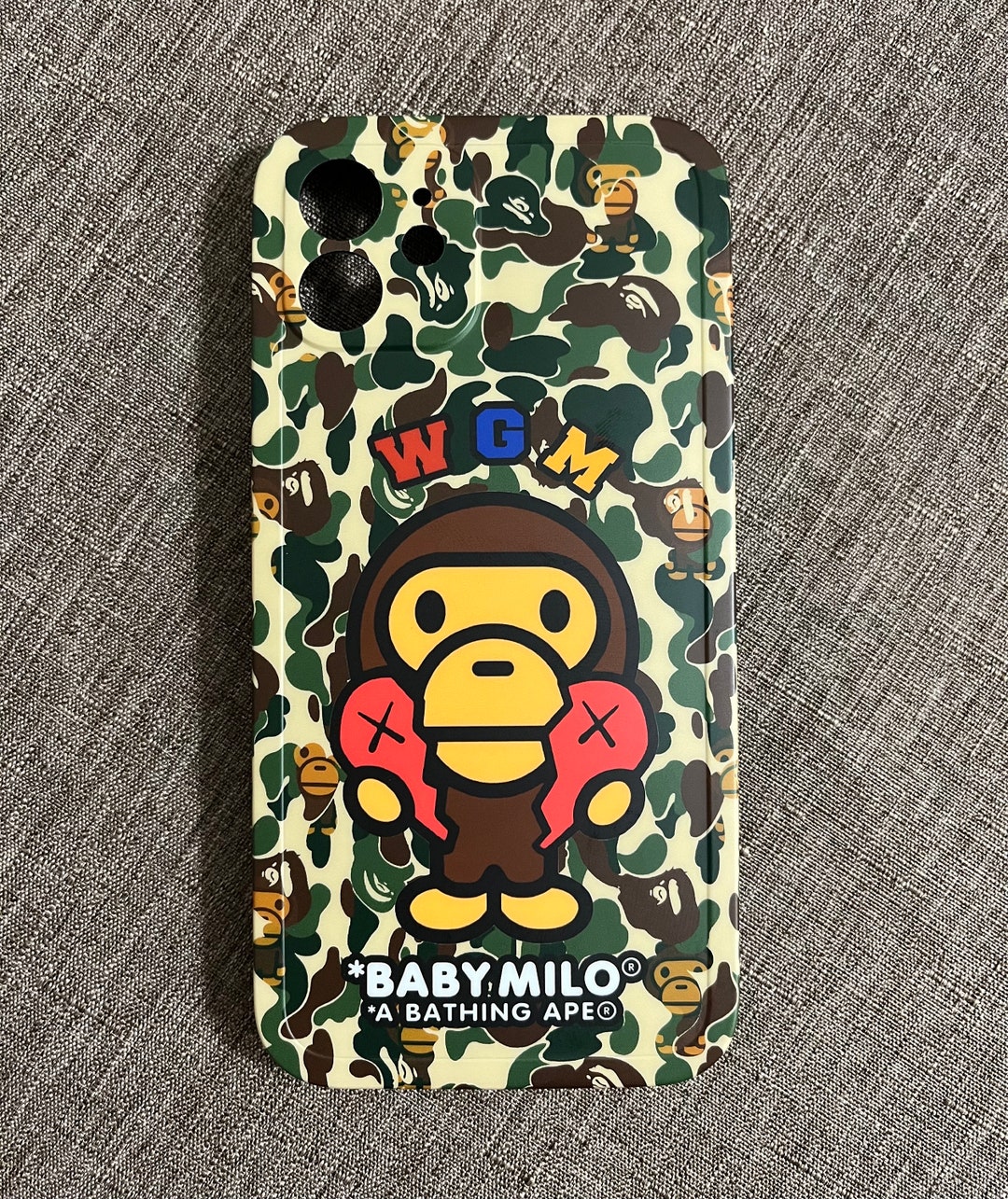 A Bathing Ape Bape Custom Hypebeast Phone Case for iPhone 15 14 13 12 ...