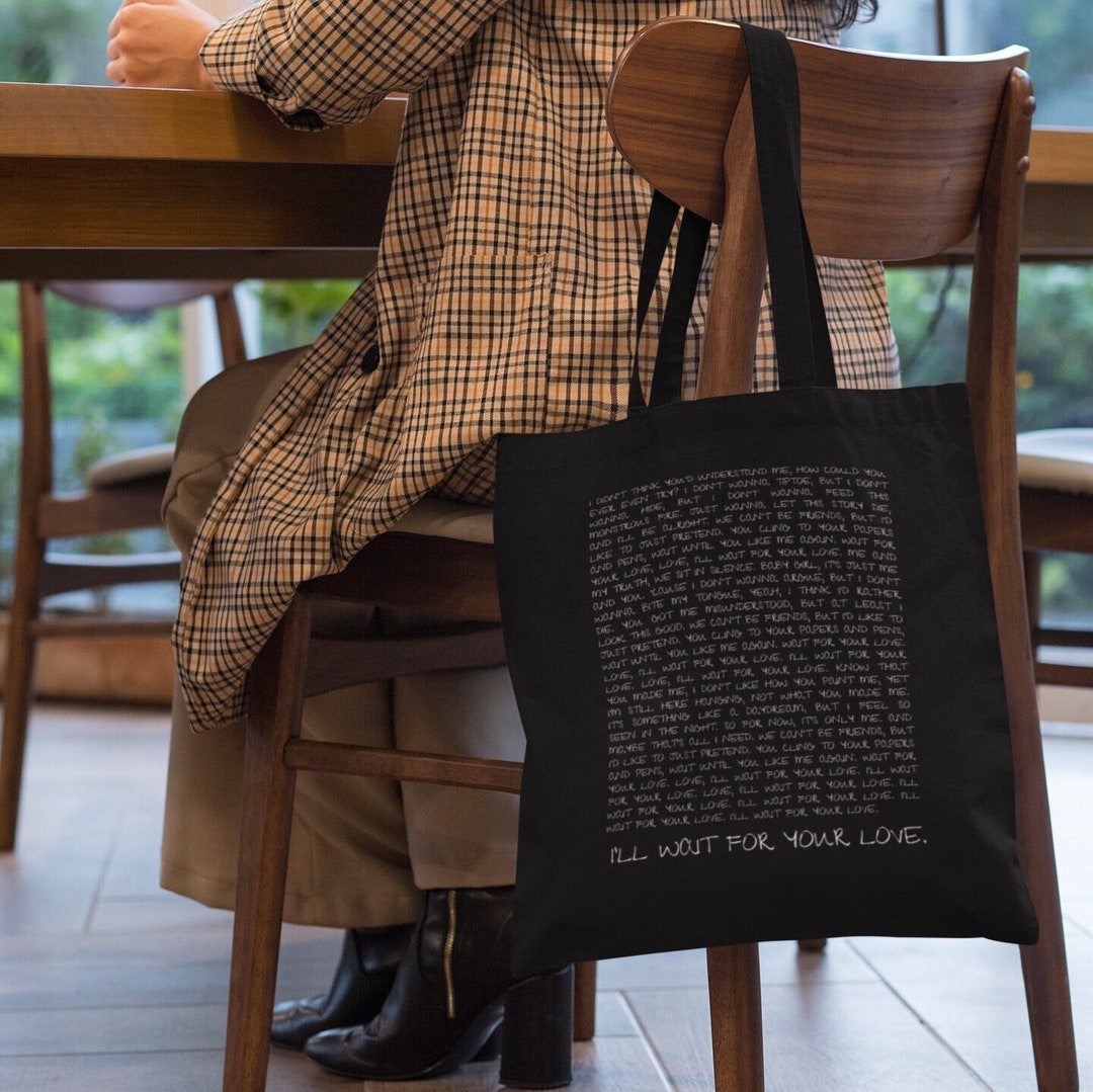 Ariana Grande Tote Bag Ariana Grande Eternal Sunshine Lyric Tote Bag We ...