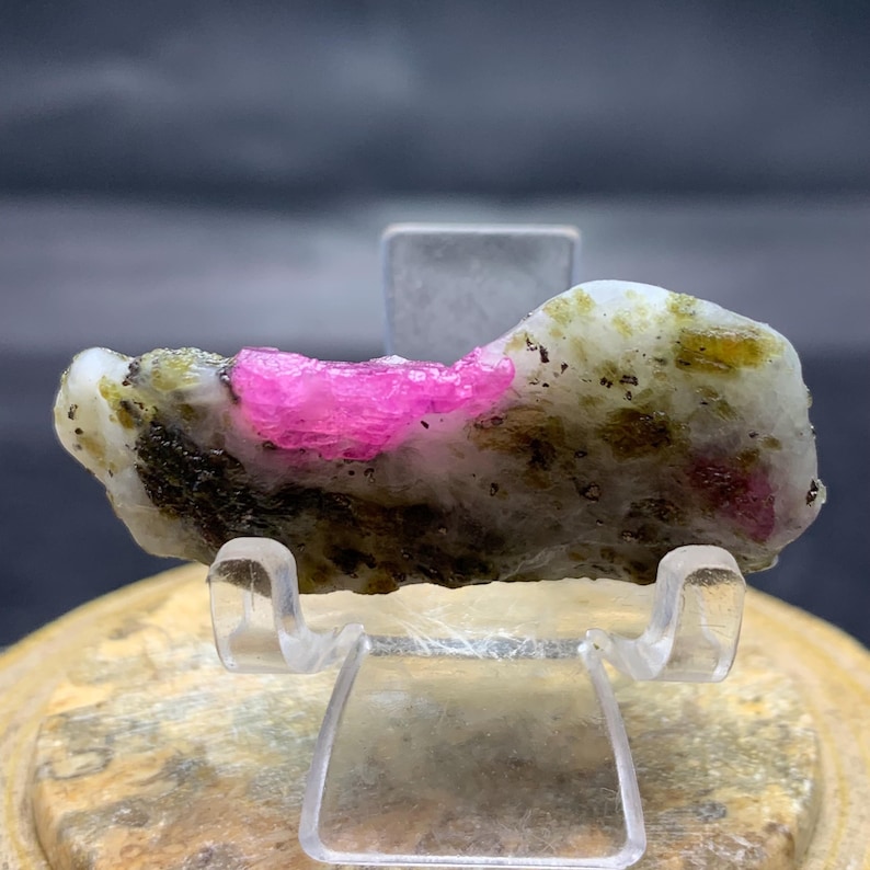 UV Reactive Ruby Crystal Specimen – Pink Gem in Matrix, Pakistan - Etsy