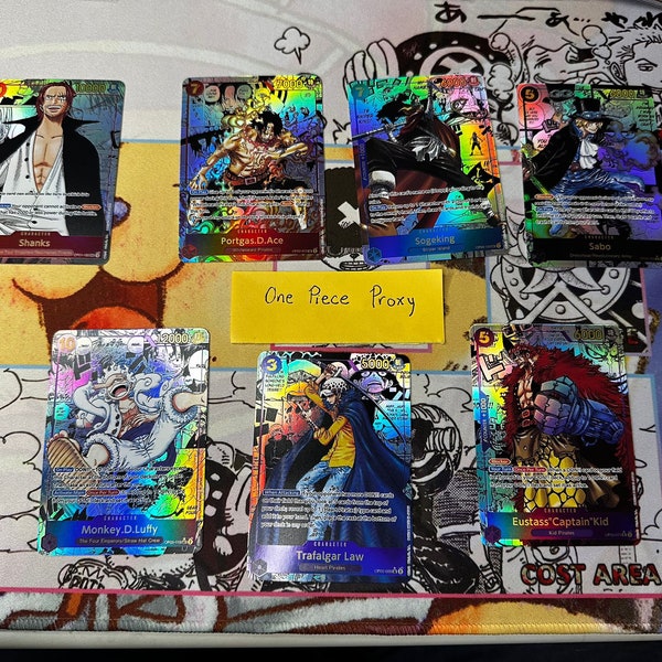 One Piece Proxy Cards - Etsy