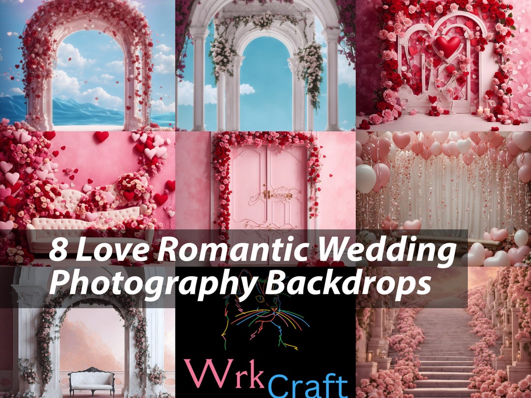 Wedding Love Romantic Close Hug Digital Photography Backdrops Overlay ...