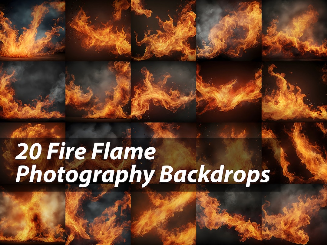 Epic War Fire Flame Dynamic Intense Glow Heat Bold Digital Overlays ...