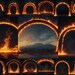 Fire Flame Heat Hot Intense Arch Digital Overlays Photography Backdrops ...