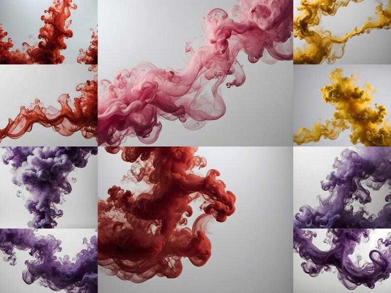 Haze Ink Smog Gas Fog Mist Smoke Vapor Steam Murk Color Digital ...