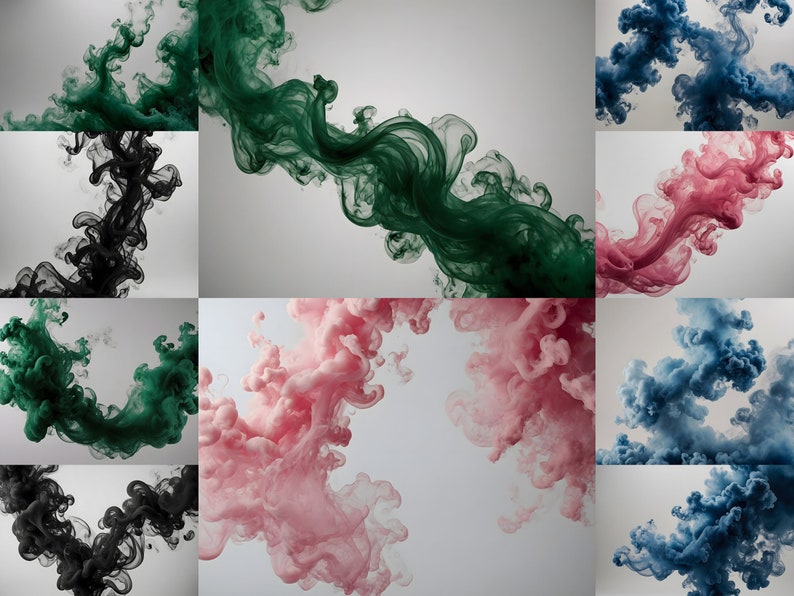 Haze Ink Smog Gas Fog Mist Smoke Vapor Steam Murk Color Digital ...