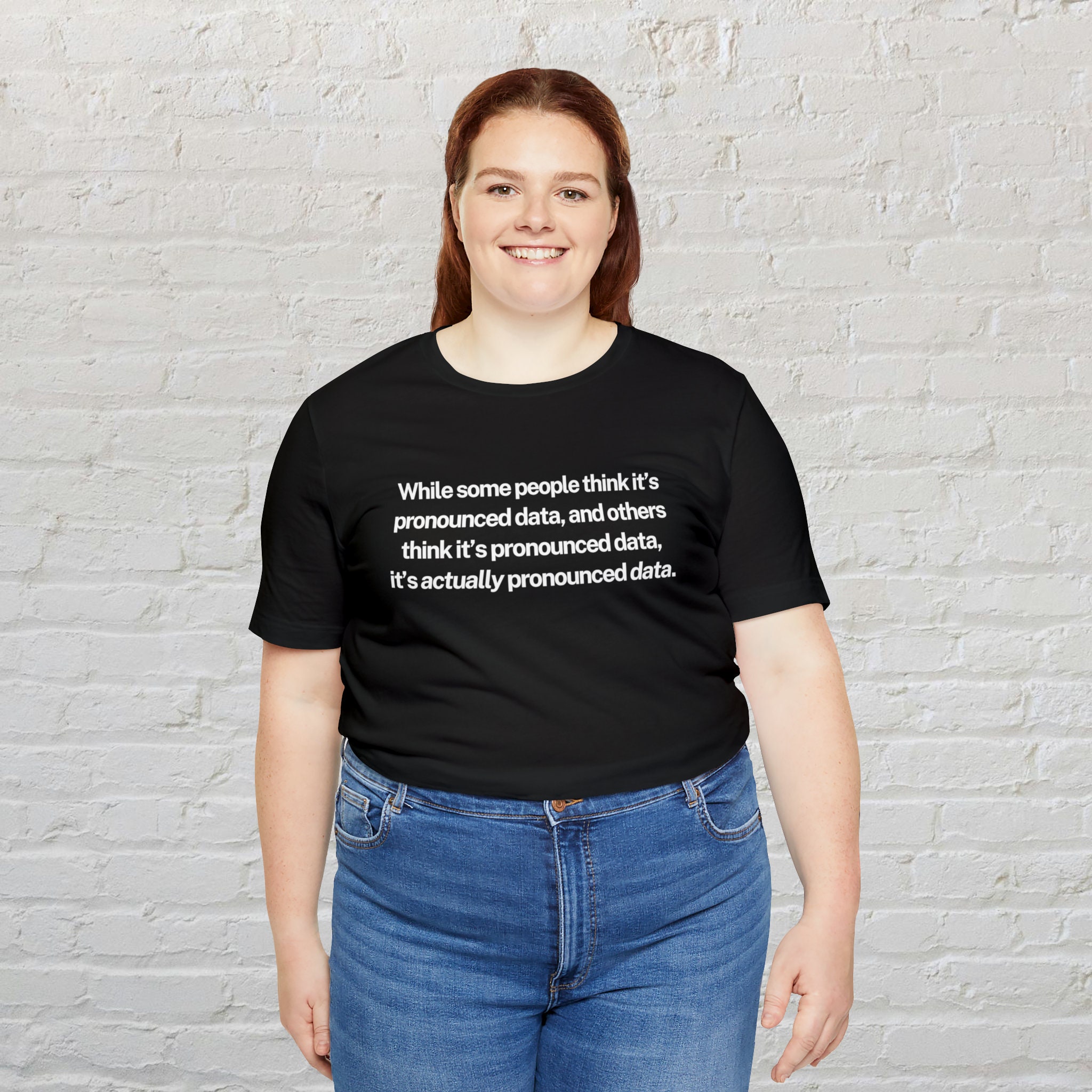 Funny Data Pronunciation T-shirt - Etsy