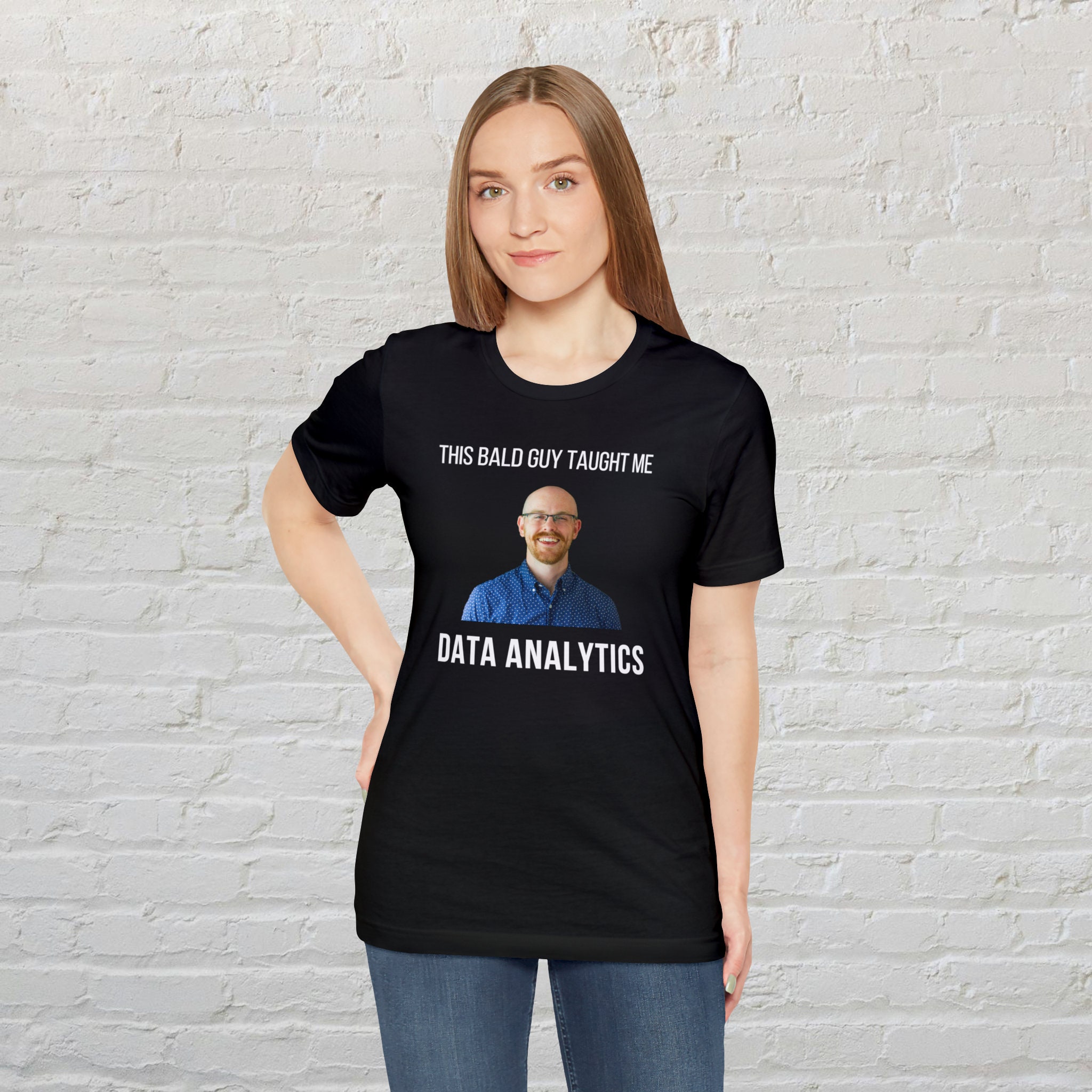 Alex the Analyst T-shirt this Bald Guy Taught Me Data Analytics - Etsy