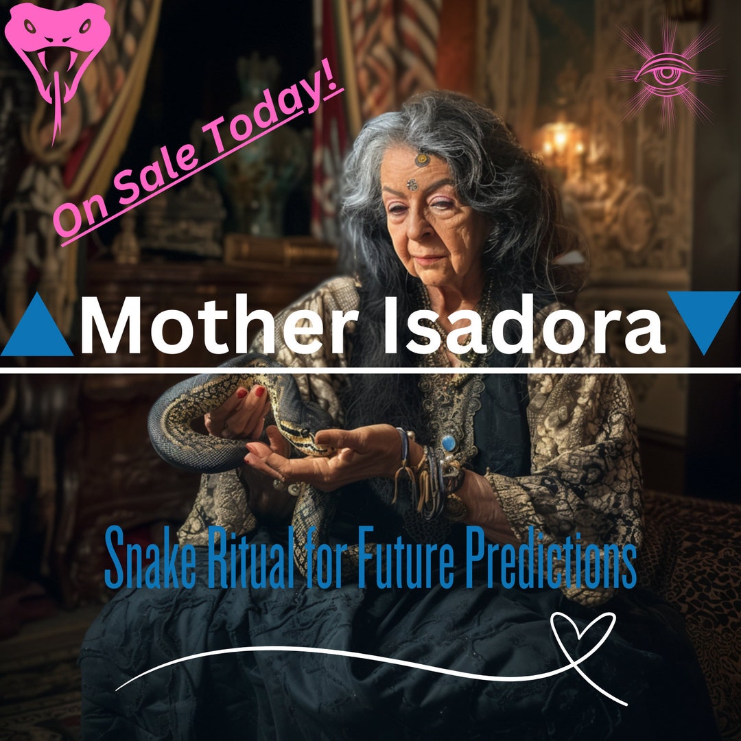 SNAKE WITCH PSYCHIC Ritual by Mother Isadora Psychic Medium Voodoo ...