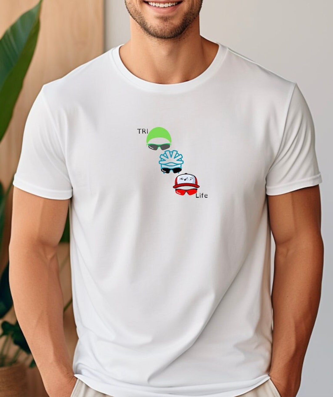 Tri-life Style Tshirt, Triathlete Lifestyle, Triathlon Lover ...