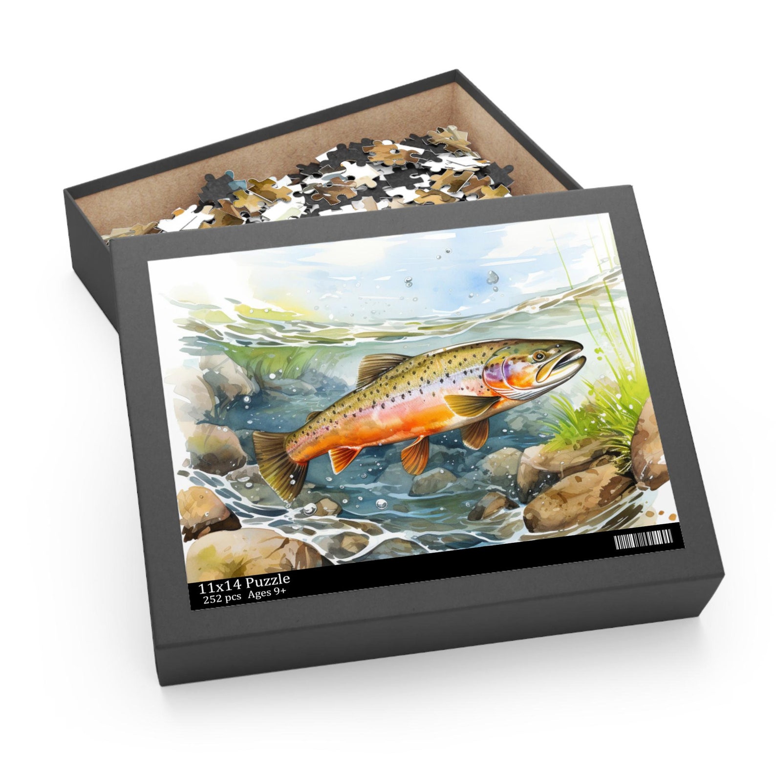 Rainbow Trout Puzzle (252 or 500-piece) - Etsy