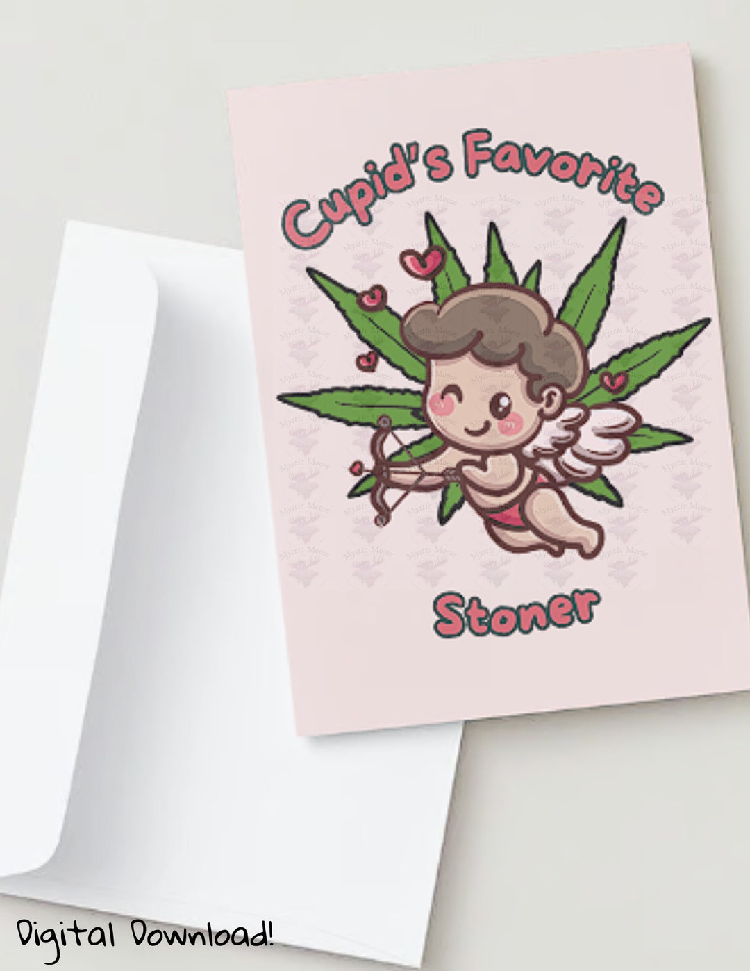 Valentines Card for Boyfriend / Girlfriend / Partner, Cannabis Lovers ...