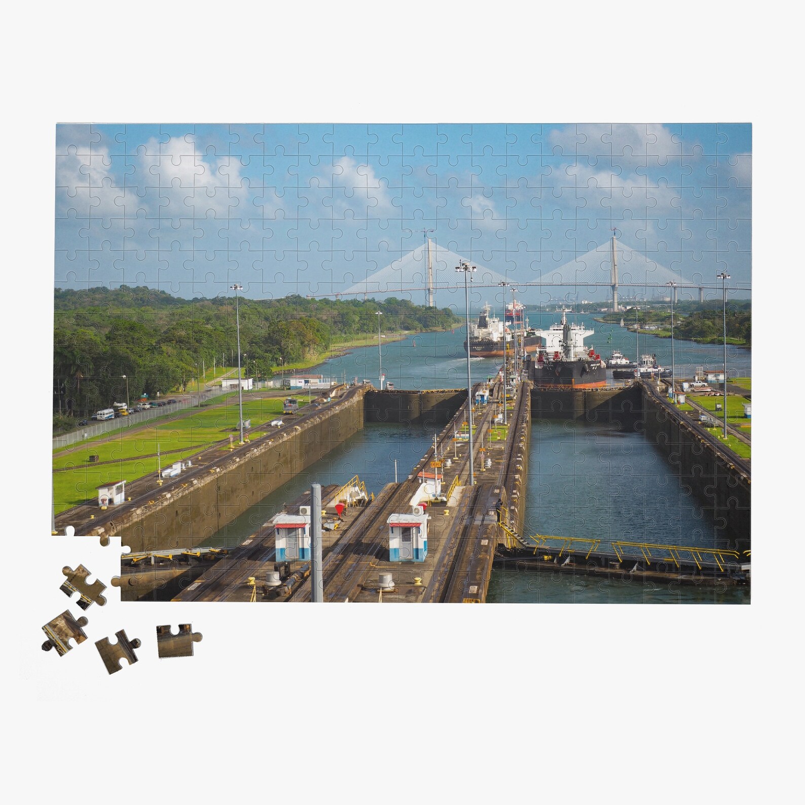 Panama Canal Jigsaw Puzzle（1000-piece） - Etsy