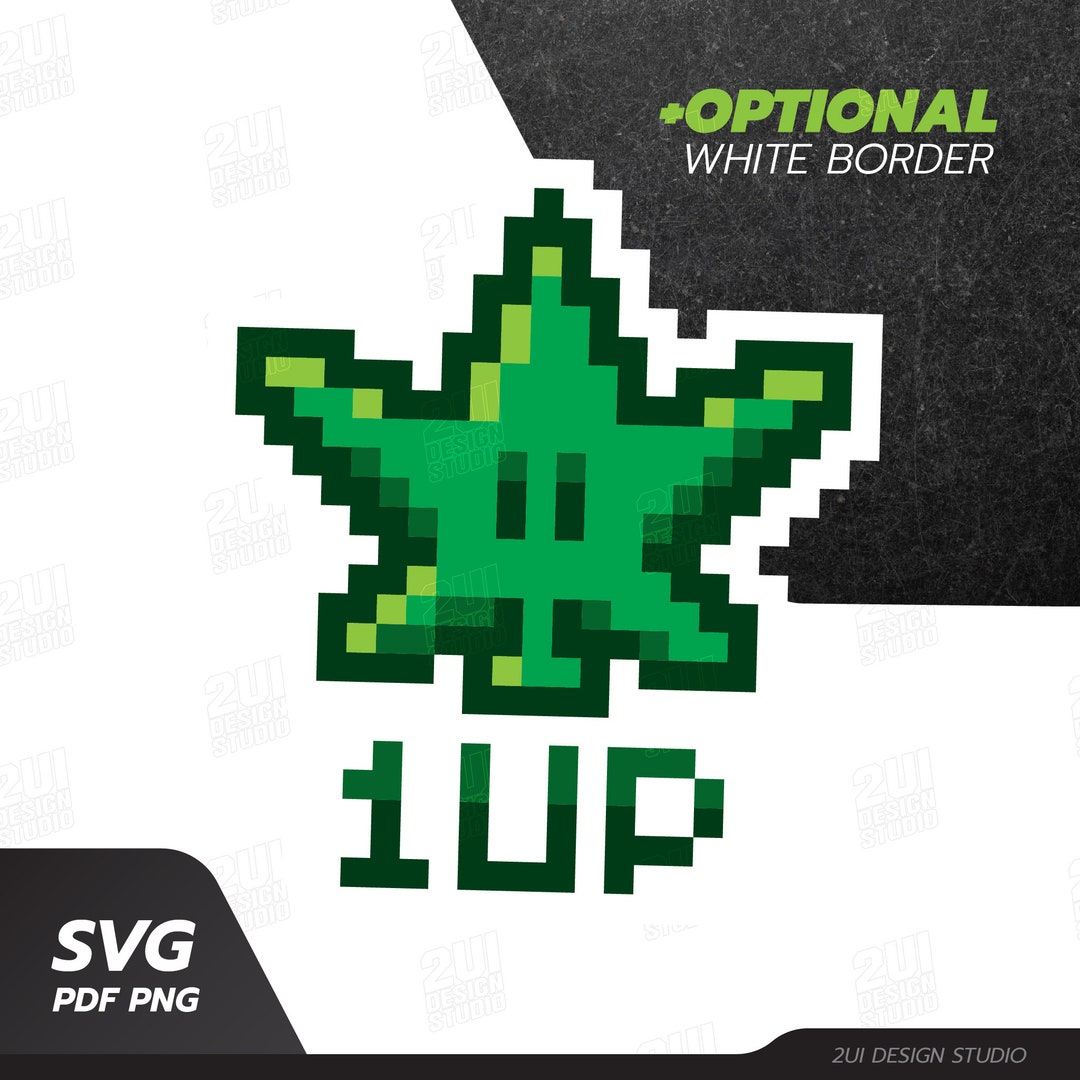 Pixel Marijuana Leaf Vector Graphic SVG PDF PNG for Weed Smoker,420 ...