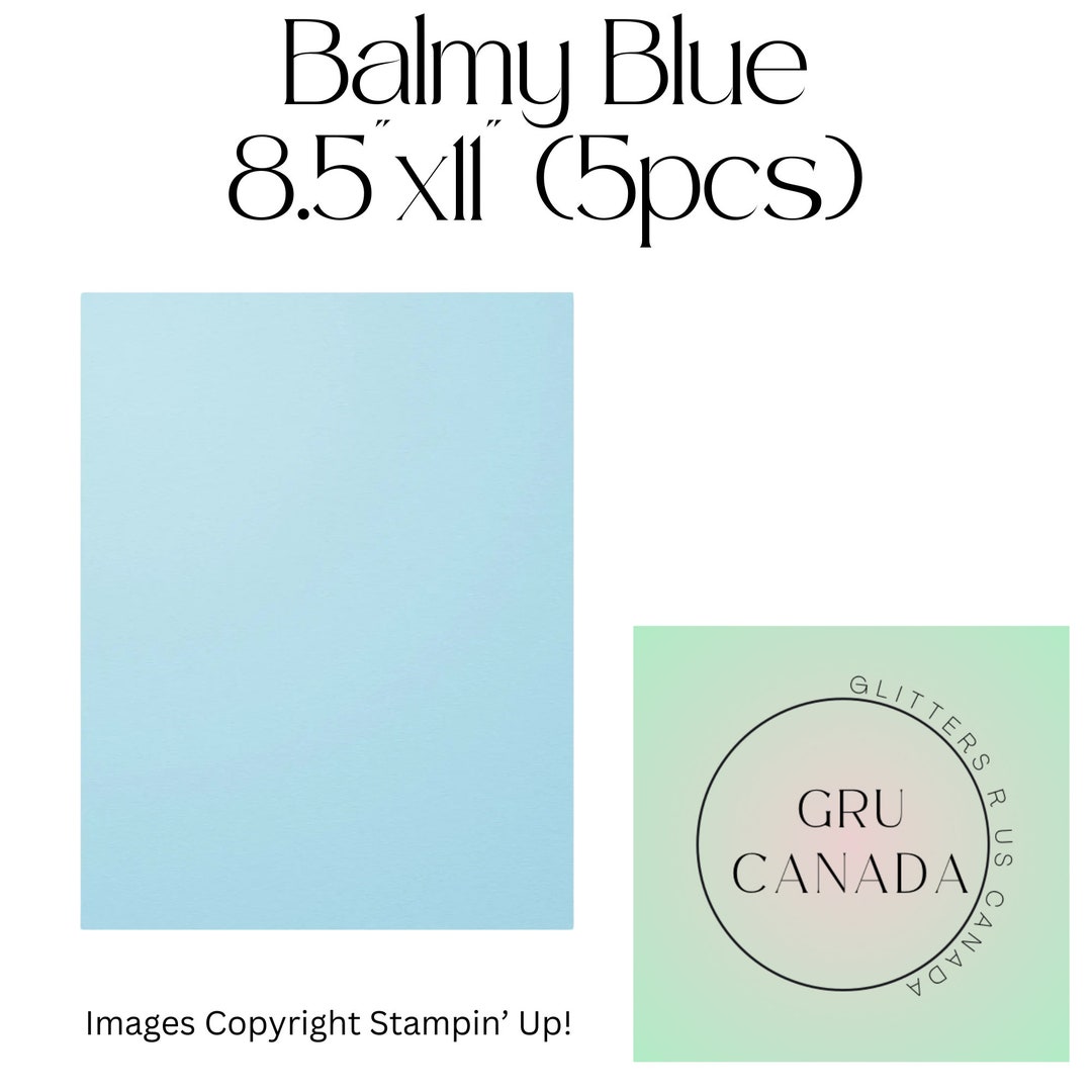 100lb Colored Core Cardstock 8.5 X 11 or 4.25 X 5.5 Balmy Blue - Etsy
