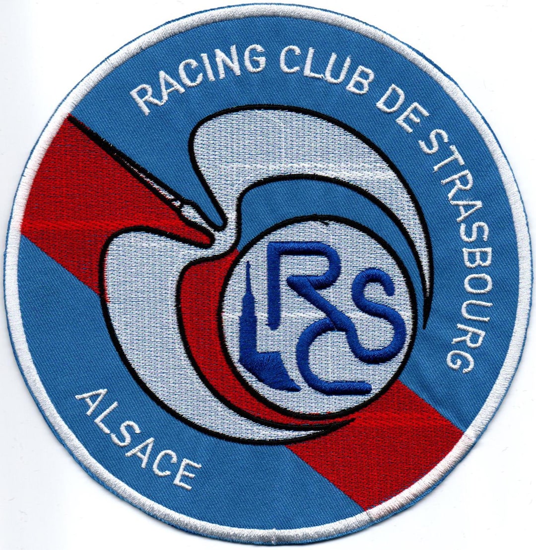 RC Strasbourg Alsace France Football Soccer Badge Iron on Embroidered ...