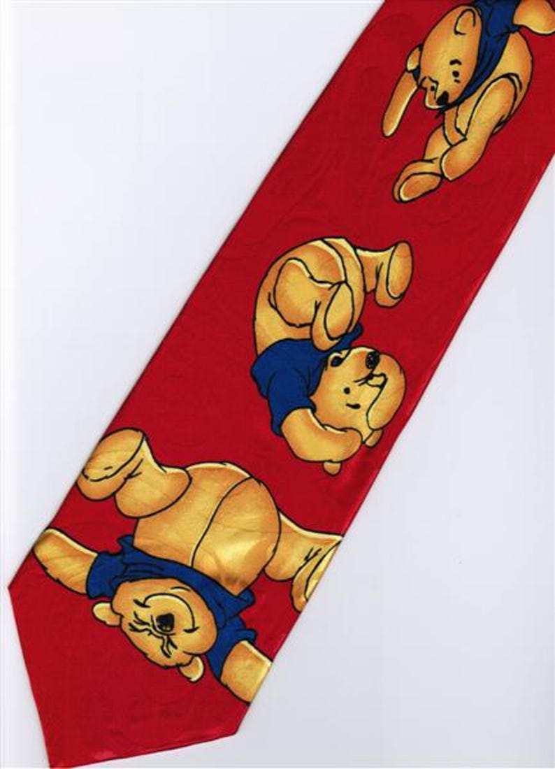 Tigger Winnie the Pooh Tiger Bear Cartoon Necktie - Etsy