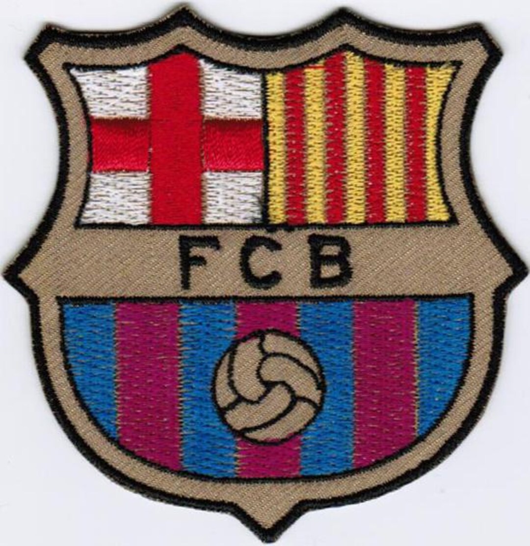 Futbol Club Barcelona FC Barca Spain Football Soccer Badge Iron on ...