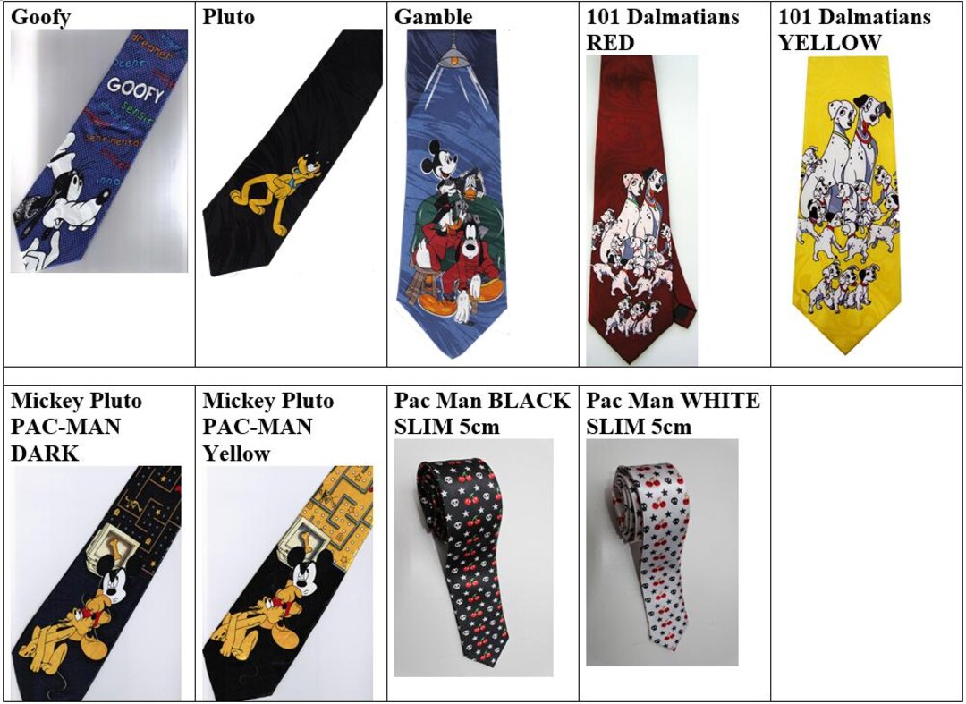 Goofy Pluto Pac Man 101 Dalmatians Dog Puppy Pongo Perdita 99 Puppies ...