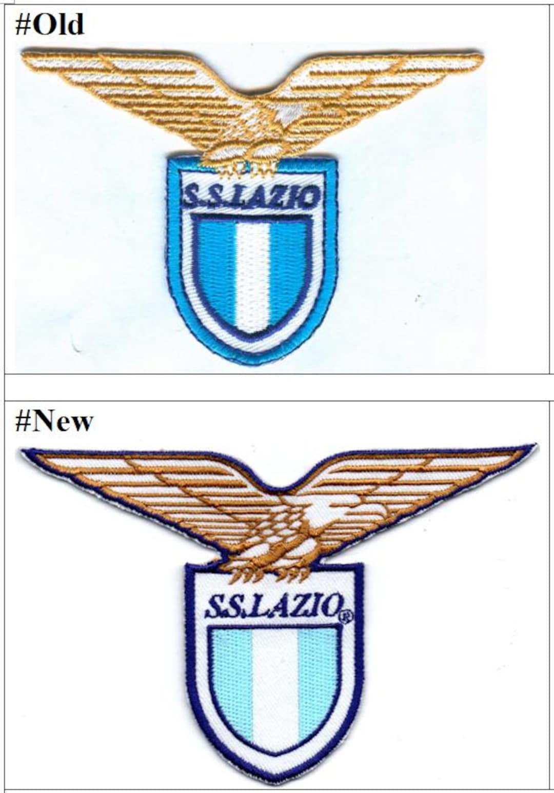 S.S. Lazio Italy Soccer Football Badge Iron on Embroidered Patch - Etsy