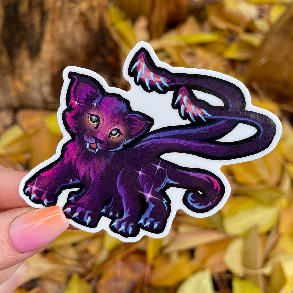 Displacer Beast Lisa Frank Style ≫ Funny Dungeons and Dragons ≫ Hand ...