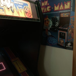 Ms. Pac-man Poster Arcade Game Laminated 13x17 Wall Hanging for ...