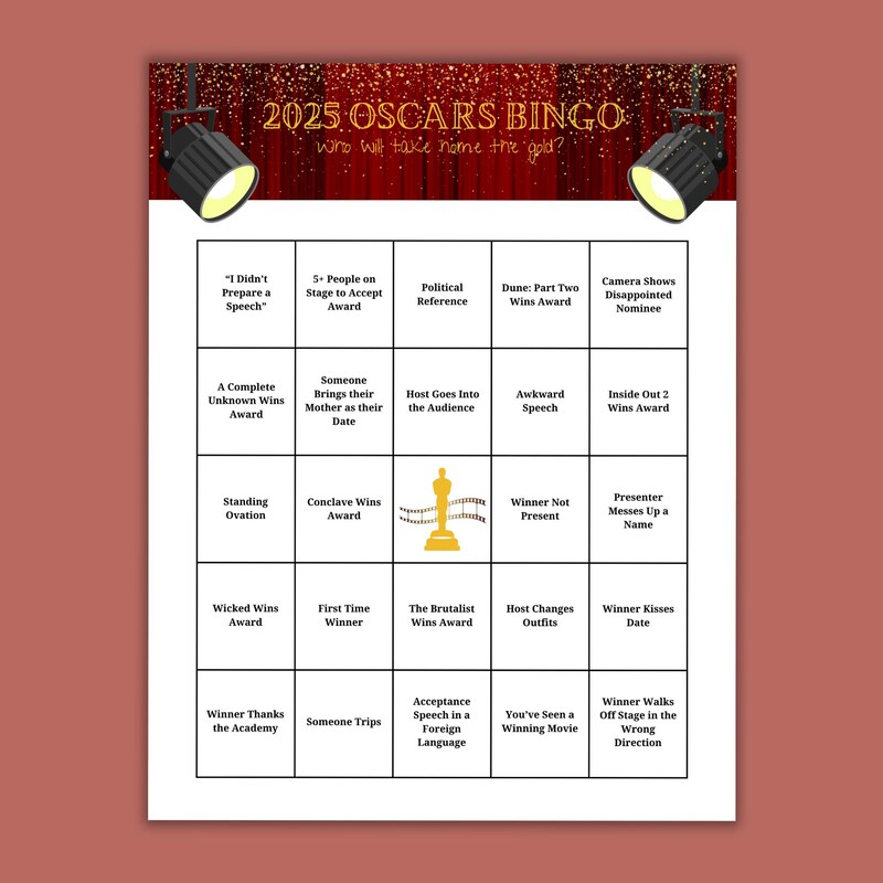 Oscar Party - Etsy