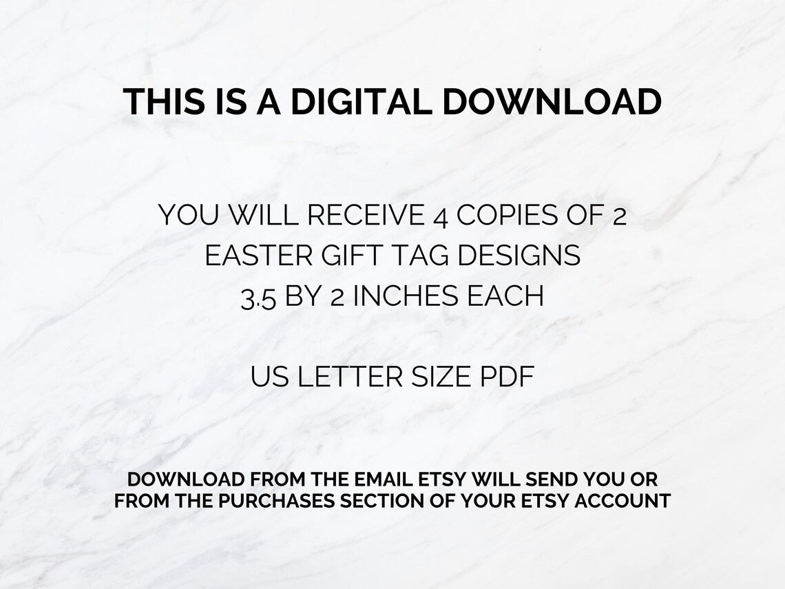 Printable Easter Gift Tags: Happy Easter & You're Some Bunny Special ...