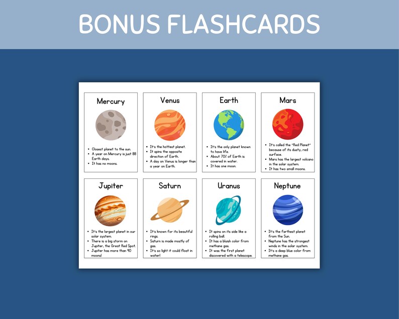 Solar System Spinning Wheel Printable, Science Class Activity, Home ...