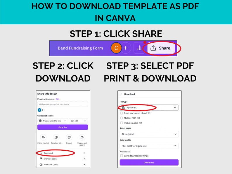 Editable Band/choir Fundraiser Tracker, Fill Your Note/musical Notes ...