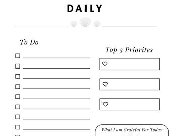 Daily Checklist Simple & Effective Planner Check List - Etsy